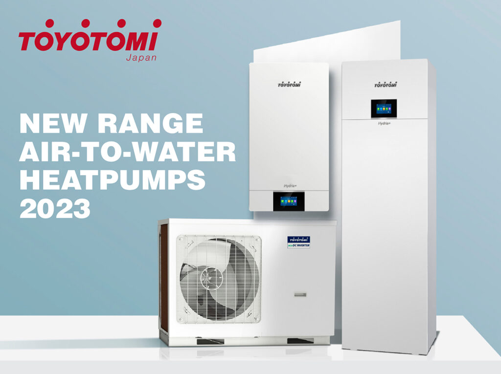 Hydria+, la nostra nuova gamma di pompe di calore aria-acqua 2023 - Toyotomi - IT